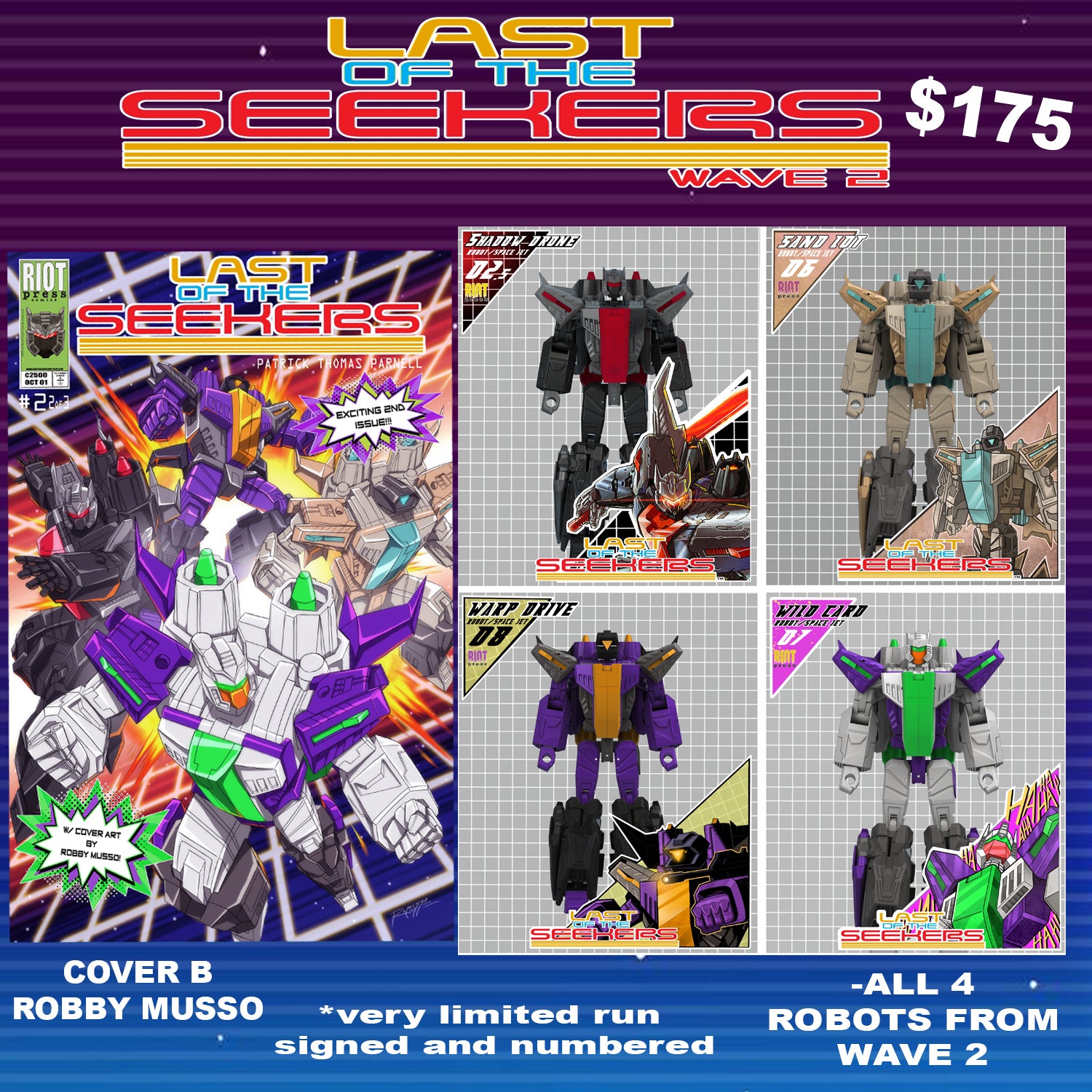 Last of the Seekers #2 — Robby Musso Cover + FULL WAVE 2 Robot Set ...